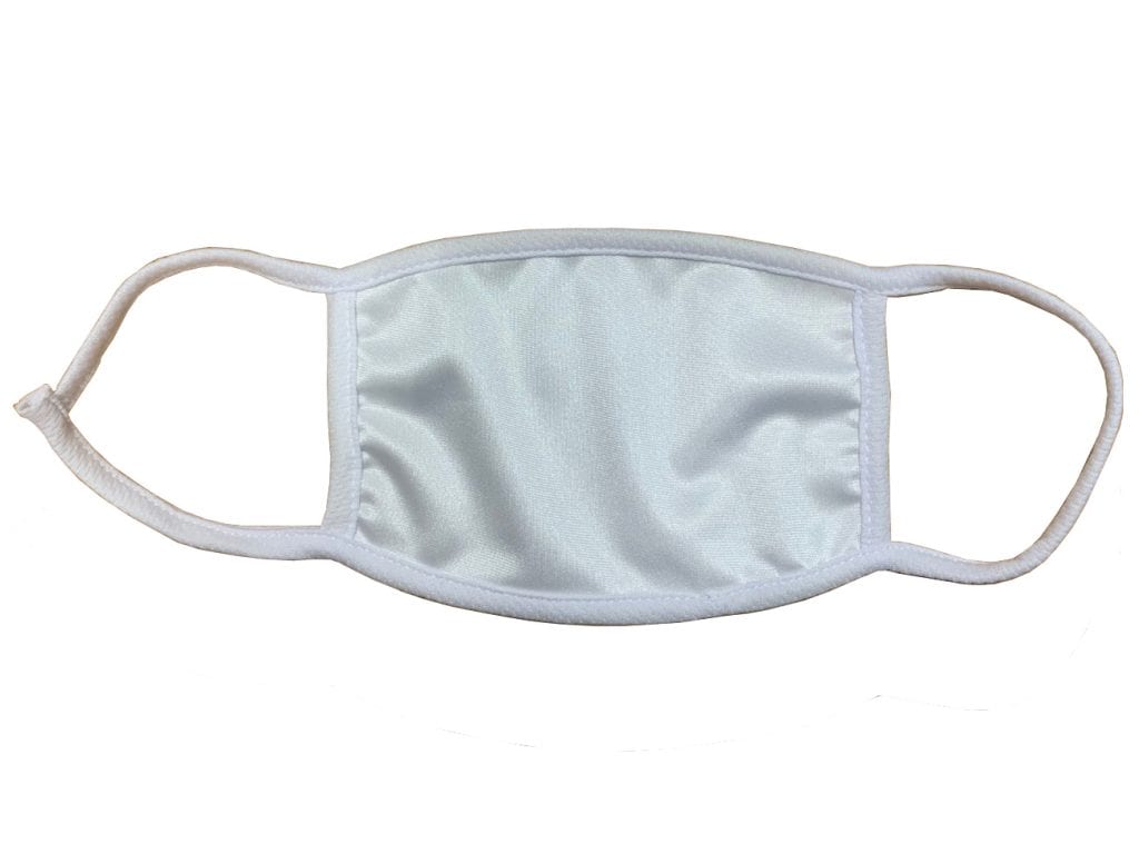 Sublimation Blank masks White Anti Dust Face / Mouth mask