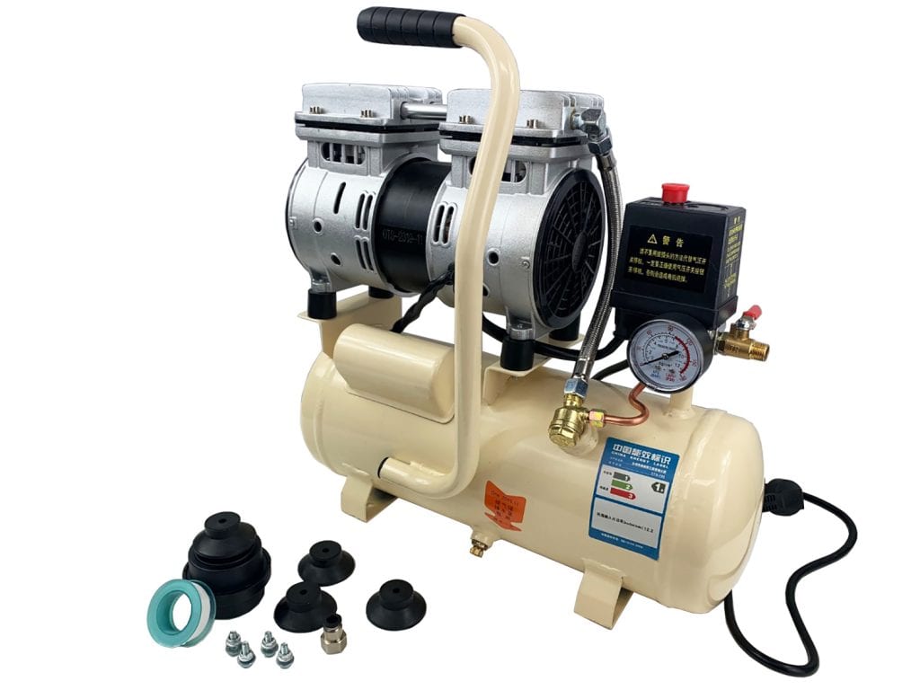 Air Compressor - for Pneumatic Hot Laminator 8L Portable Oil Free