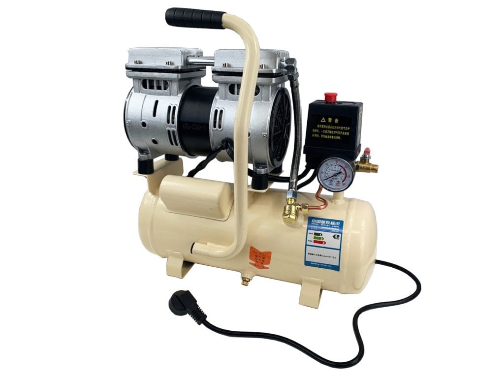 Air Compressor - for Pneumatic Hot Laminator 8L Portable Oil Free