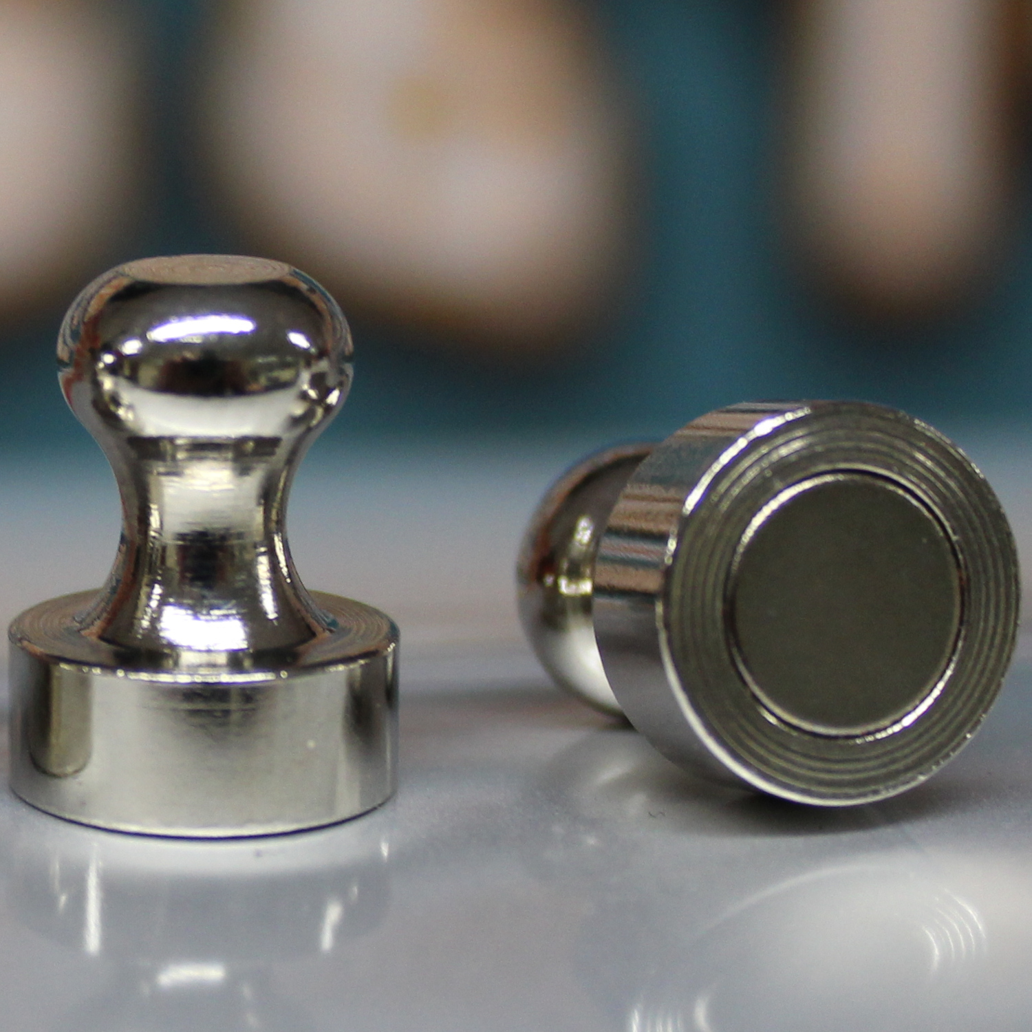 Metal Magnetic Neodymium Push Pins - 15x20mm
